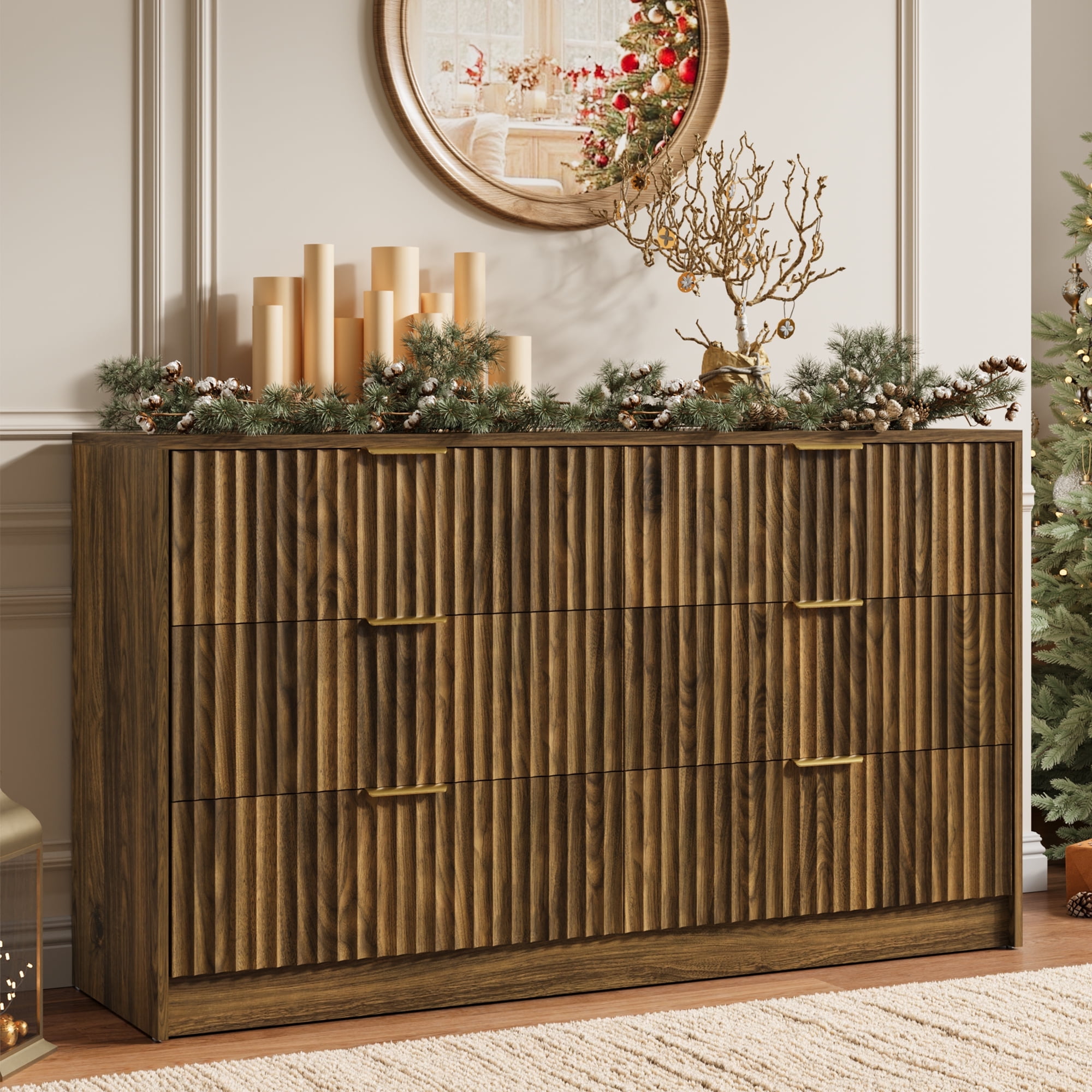 Click here for Youtrend Fluted Dresser With 6 Drawers For Adult M... prices