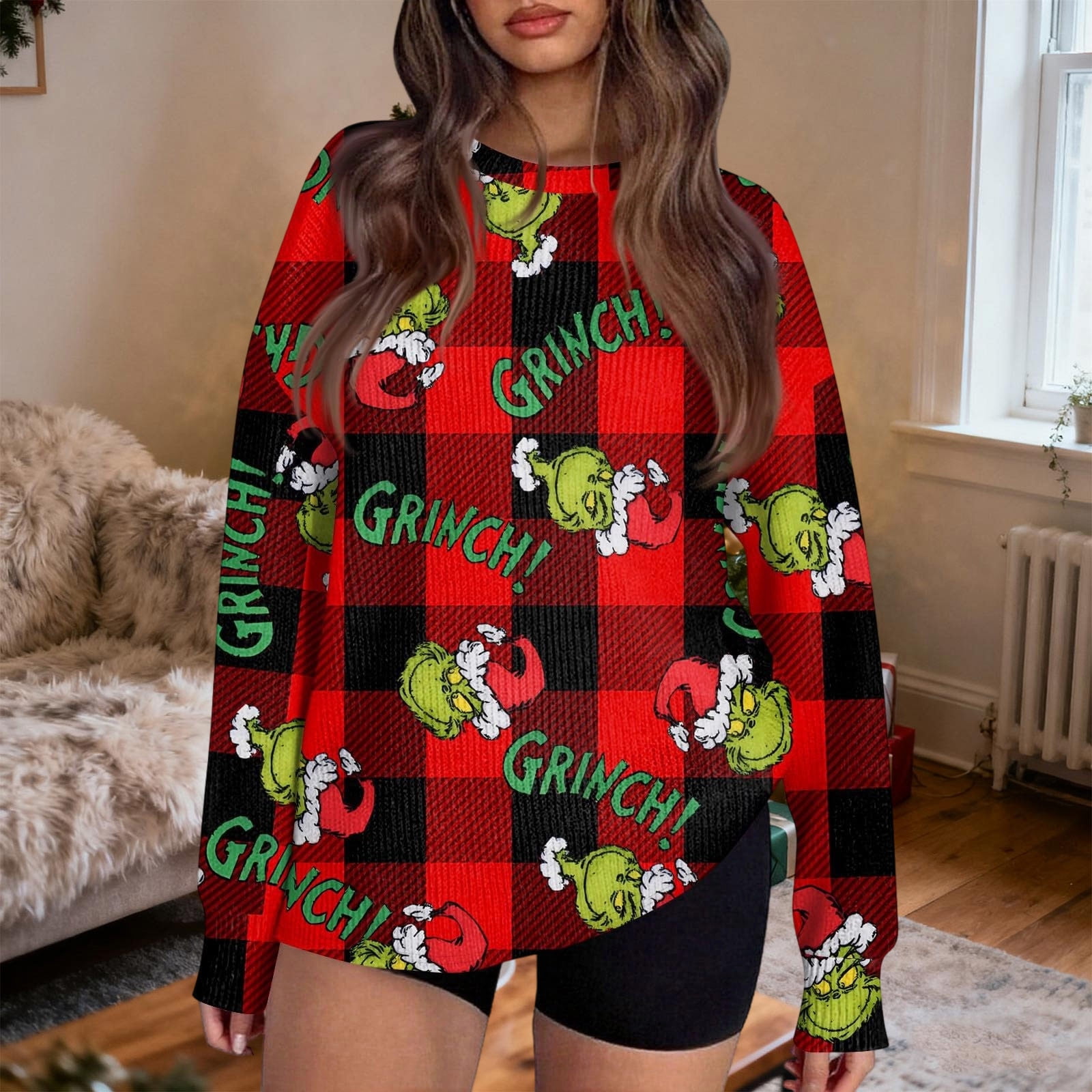 Click here for Toome Grinch Costume Ugly Christmas Sweater For Wo... prices
