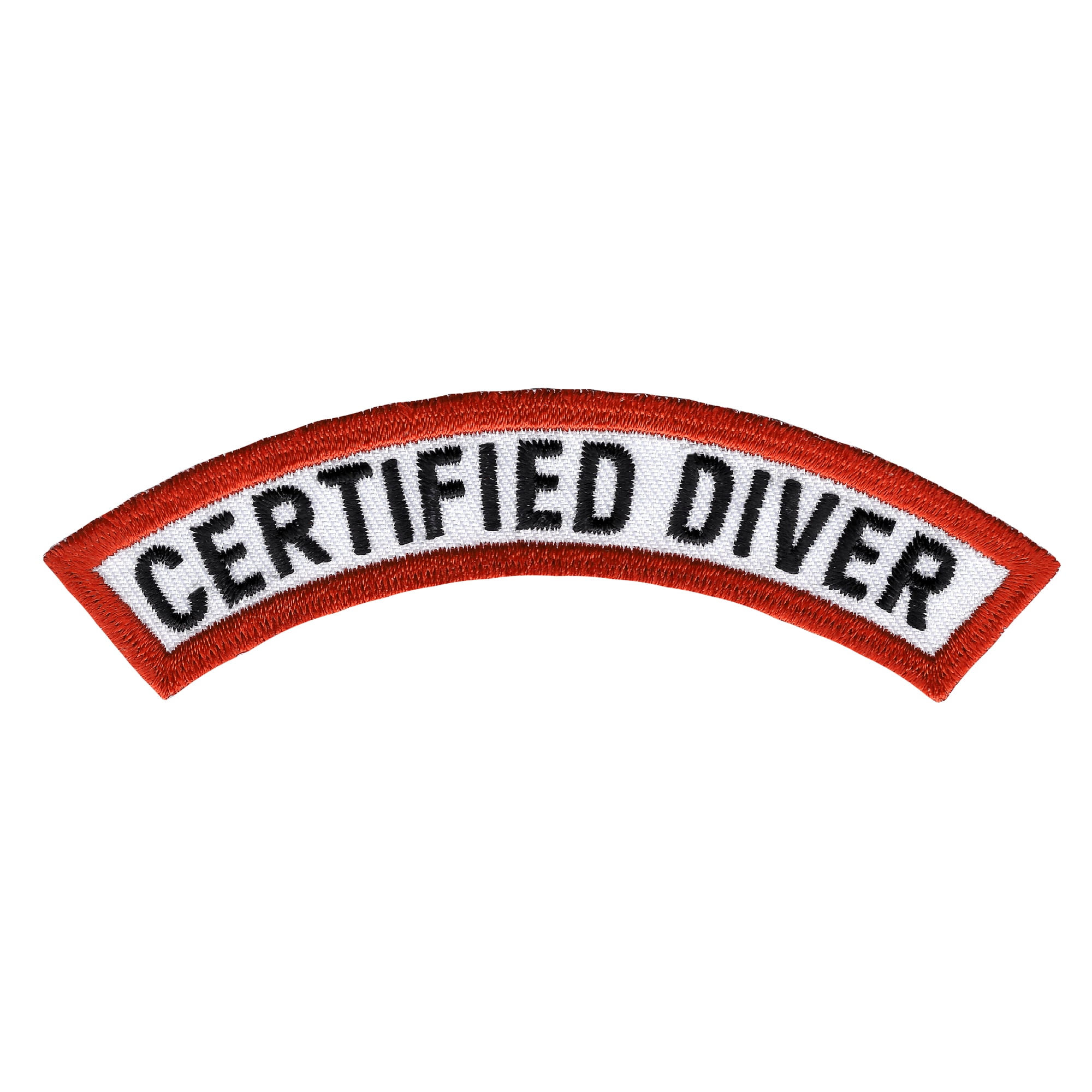 Certified Diver Scuba Certification Chevron Embroidered Iron-On Patch ...