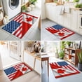 American Canada Flag Rectangle Rug 2'x3' Stripe Star Leaf Red Blue ...