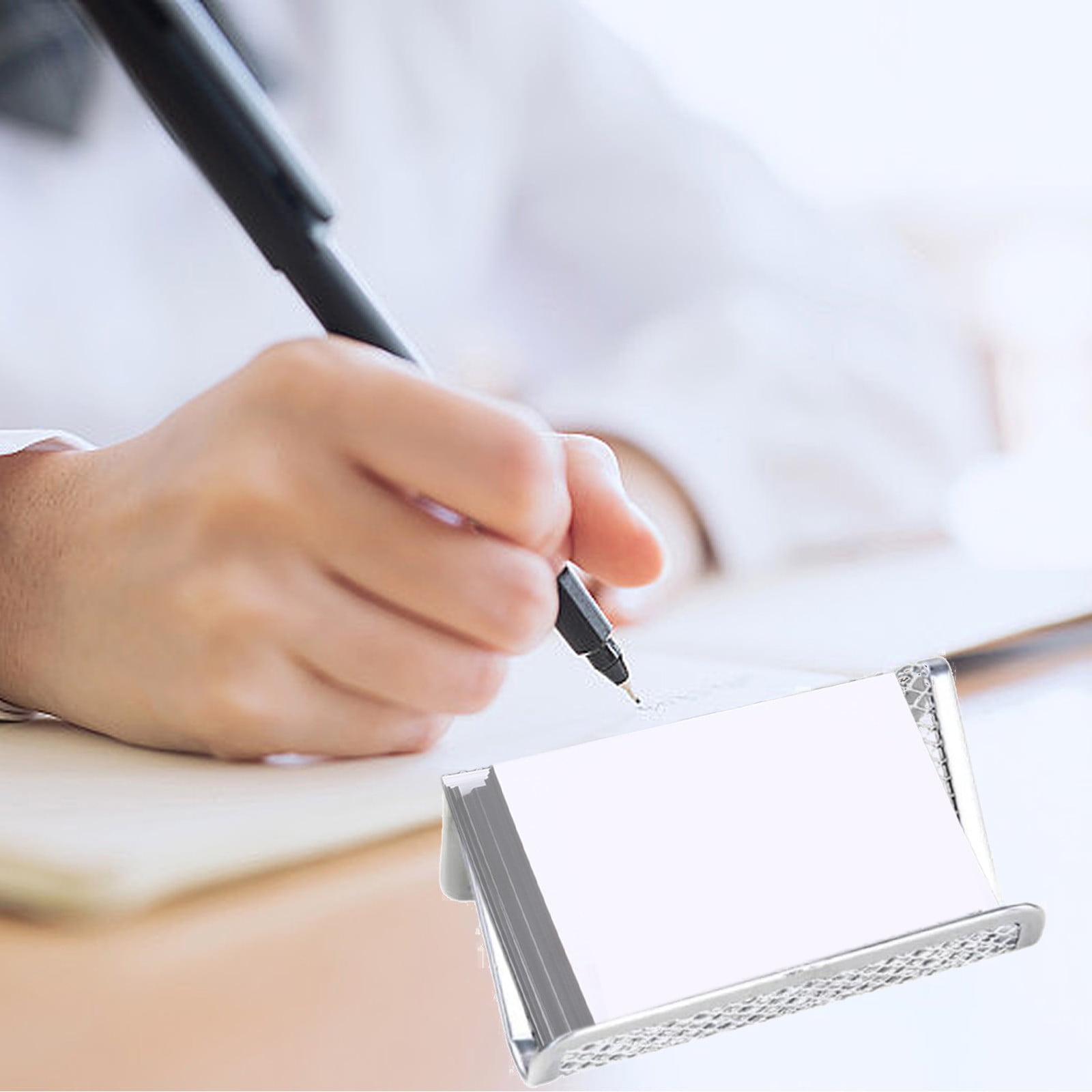 Click here for Eqwljwe Black Business Card Holder Desk wire Mesh... prices