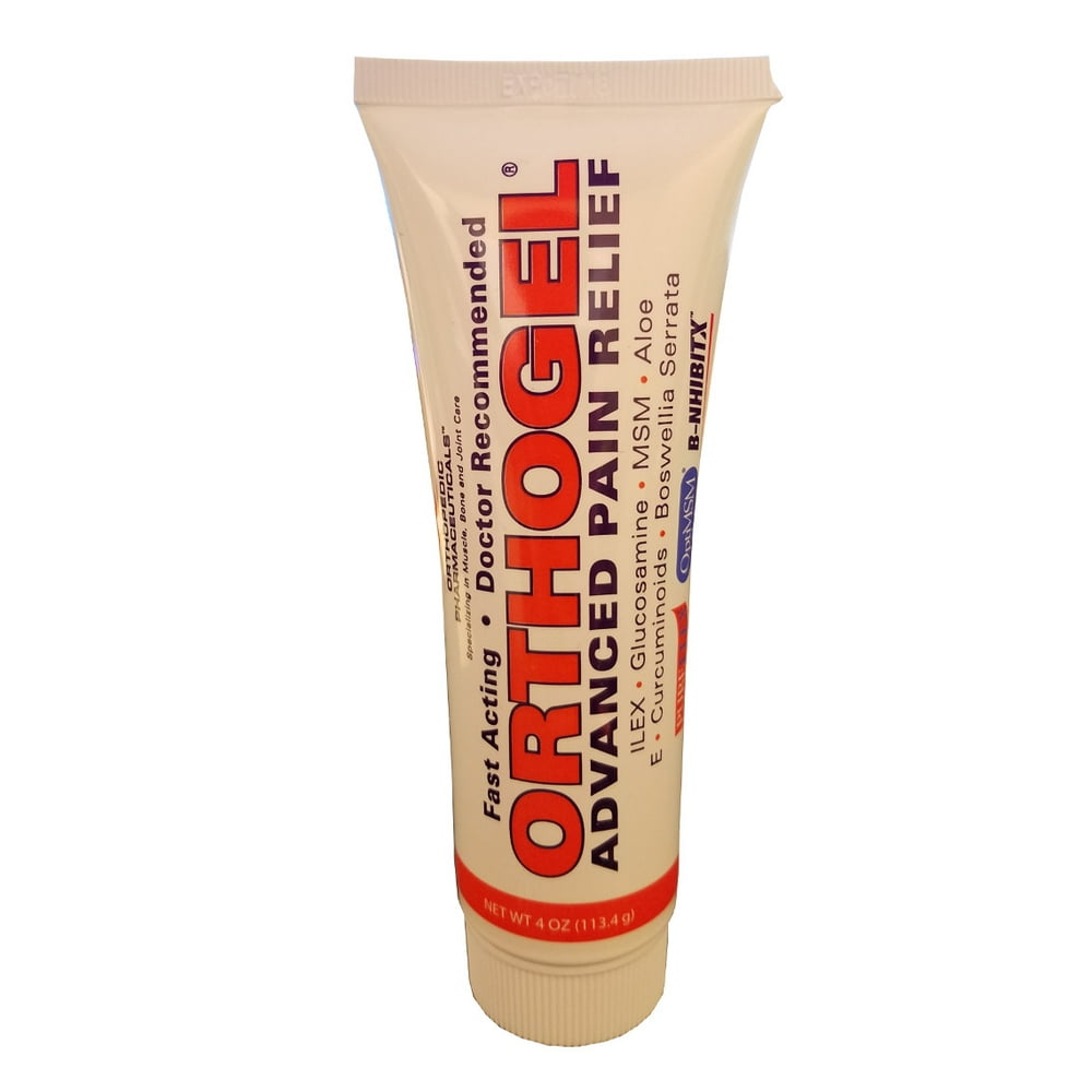 Orthogel Advanced Pain Relief Gel 4oz Tube - Walmart.com - Walmart.com