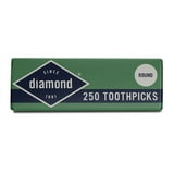 Diamond Colorful Square & Round Tip Party Toothpicks, 250 Count ...
