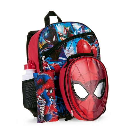 Marvel - Spider-Man 5 PC Backpack w/ Lunch Bag - Walmart.com