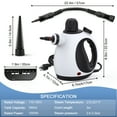 Handheld Steam Cleaner, Steam Cleaner For Home With 10 Accessory Kit ...
