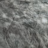 Wajade Queen Size Plush Comforter Set, Fuzzy Faux Fur 3PC Bedding Set ...