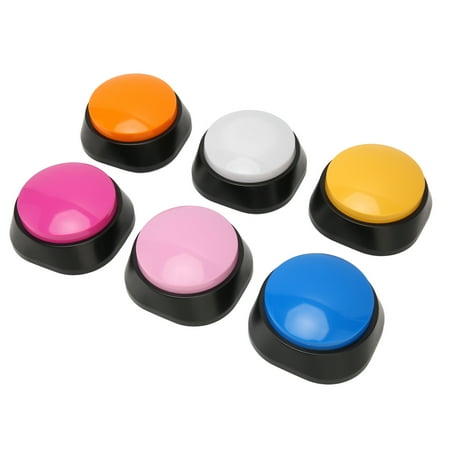 Dog Voice Recording Buttons, 6Pcs Record Talking Buttons For Pets ...