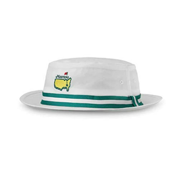 Official Masters White Bucket Embroidered Logo Golf Hat - Size Large ...