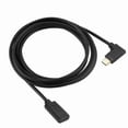 Right Angled Type C Cable Male to Female Fast Charging Cord 10Gbps Data ...