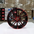 18 inch Black Machined Red Alloy Wheel Rim 5x114.3 for Toyota RAV4 ...