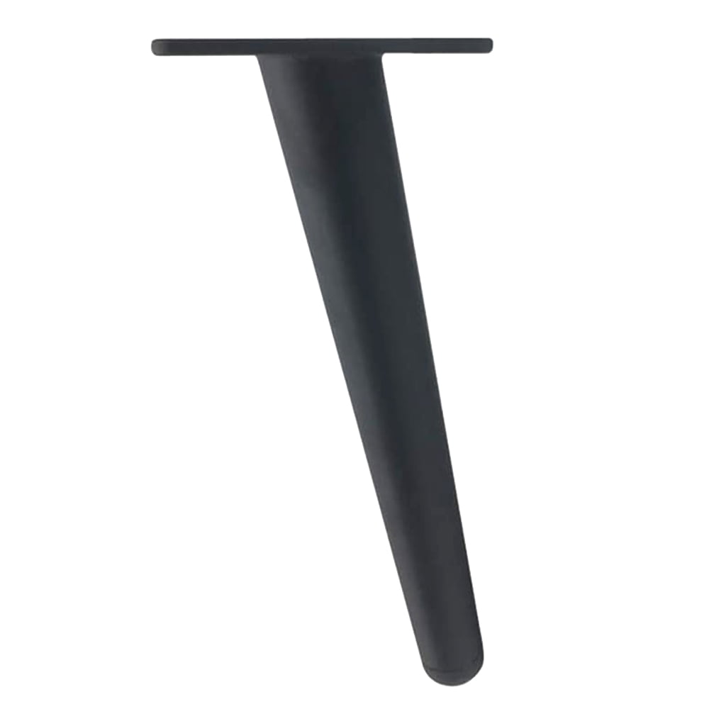 Iron Furniture Legs, Slanted Furniture Replacement Legs with Mounting ...