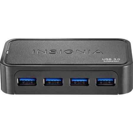 Insignia - 4-Port USB 3.0 Hub - Black | Walmart Canada