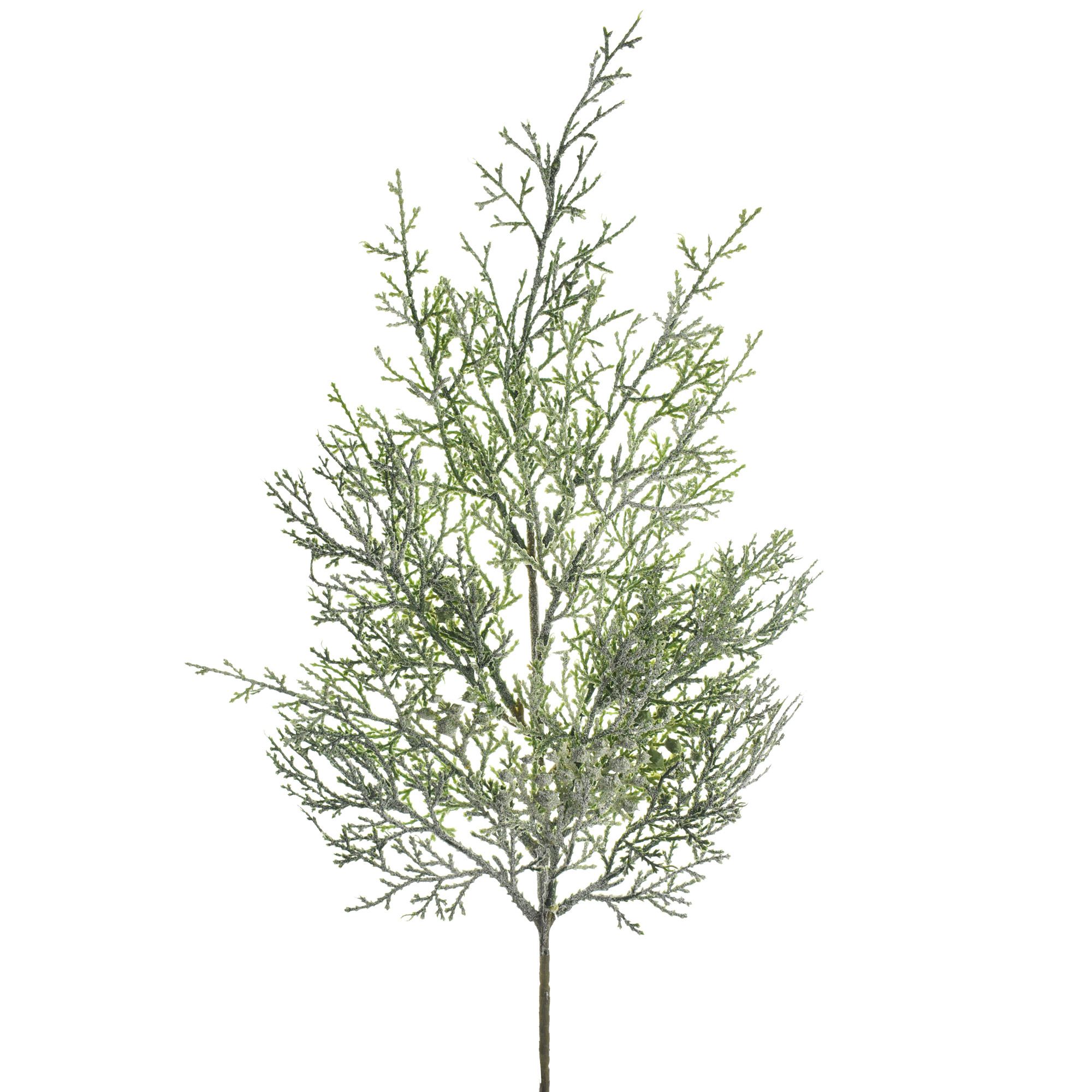Artificial Glittered Cedar Stem, 23-1/2-Inch - Walmart.com