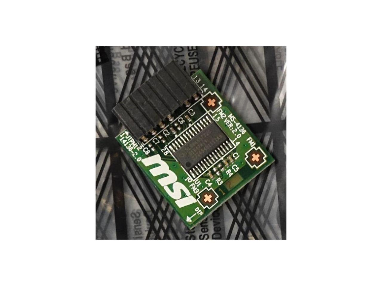 MSI Accessory TPM 2.0 Module (MS-4136) INFINEON 9665 TPM 2.0 FW 5.63 ...