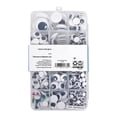 Hello Hobby Wiggle Eyes Case, Plastic, Round Shape, Assorted Sizes ...