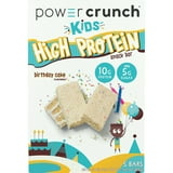 Power Crunch Kids High Protein Snack Bars, Birthday Cake, 1.13 oz, 5 ...