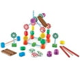 Learning Resources Candy Construction Set, Building Toys, Fine Motor ...