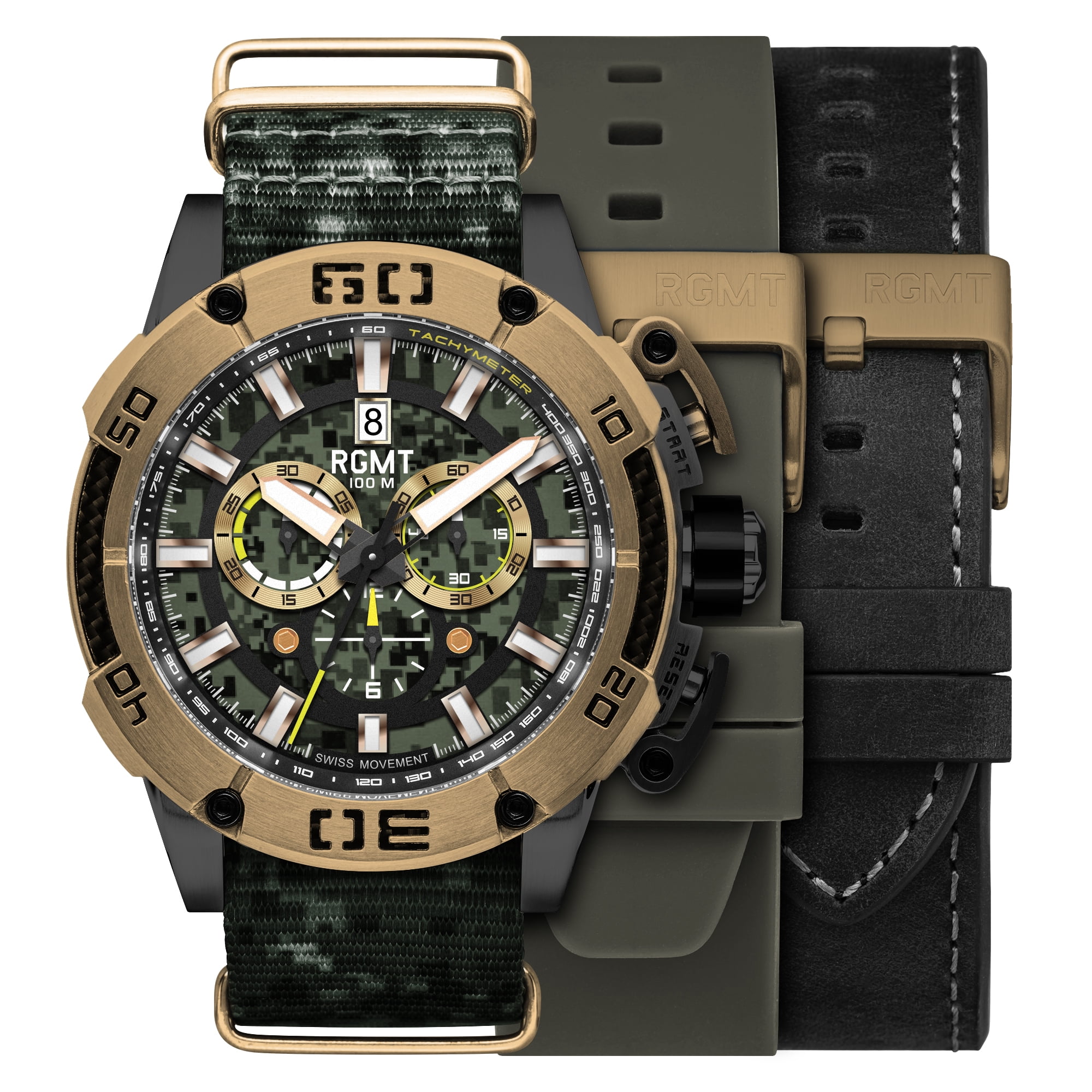 RGMT Men's RG-8035-05 New Battledress 45mm Quartz Watch - Walmart.com