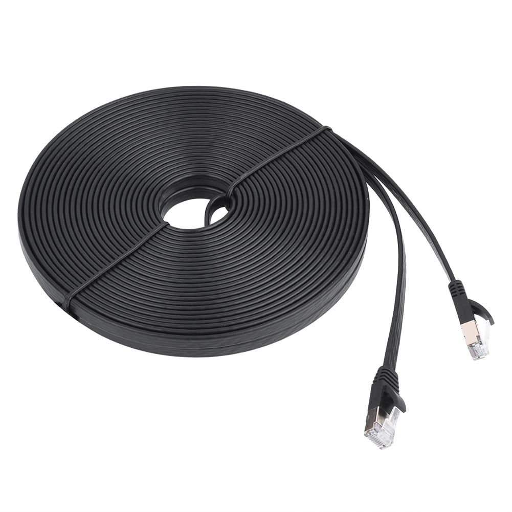 Cable de red LAN blindado CAT7 RJ45 de 600 MHz, cable Ethernet plano de ...