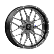 MSA Offroad Wheels Aluminum Rim M36 SWITCH 18X7in Brushed Titanium ...