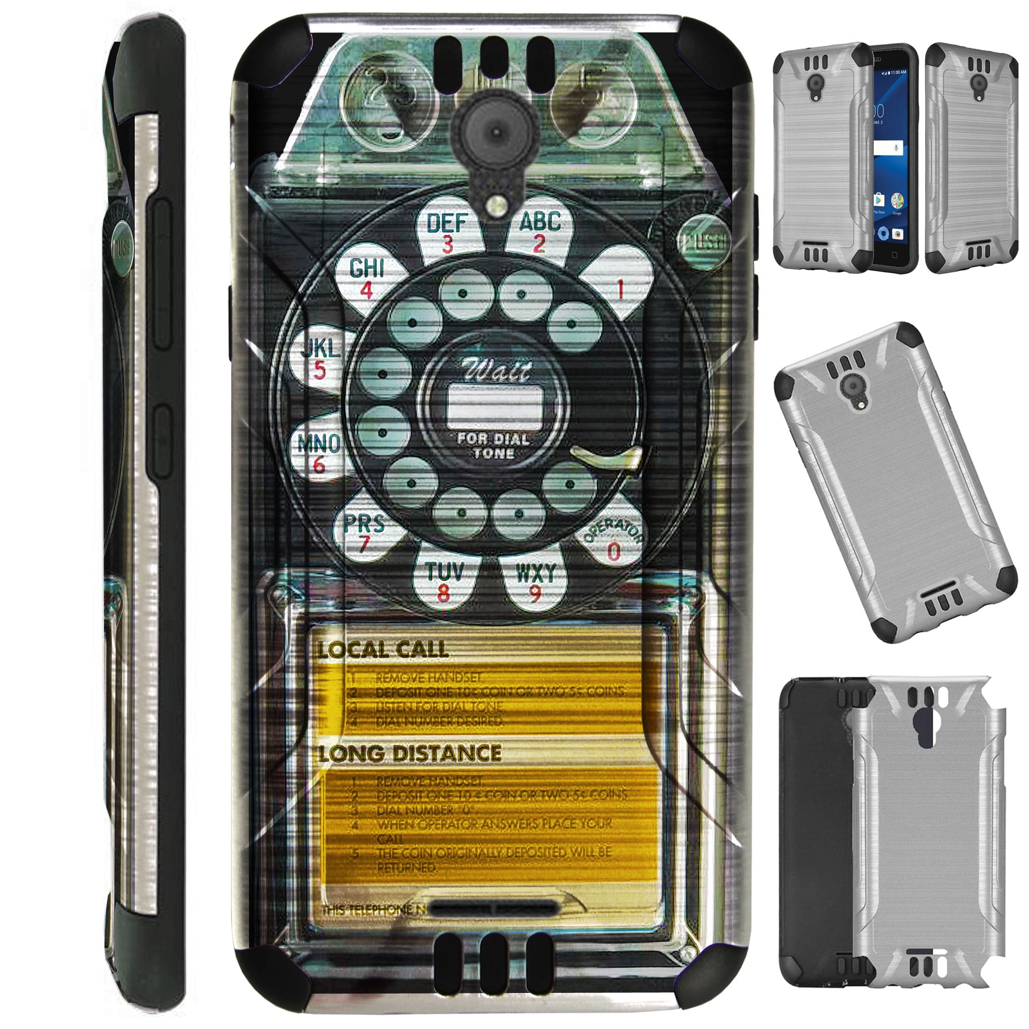WORLD ACC Silver Guard Compatible with Cricket Icon | AT&T Radiant Core ...