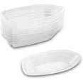 MT Products Clear Plastic Banana Split Dishes, 12 oz Disposable Bowls ...