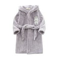 MUXiin Toddler Robes Cute Pattern Bathrobe Unisex Kids Robe Baby ...