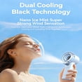 Sprayer Fan Handheld Fan with Water Sprayer 3600mah Battery Operated ...
