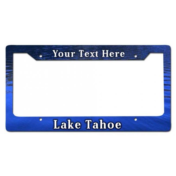 Past Time Signs LPF019 12 x 6 in. Lake Tahoe Personalized License Plate ...