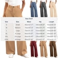 Aofany Womens Pants Dressy Casual Fashion Solid Color High Waist Dress ...