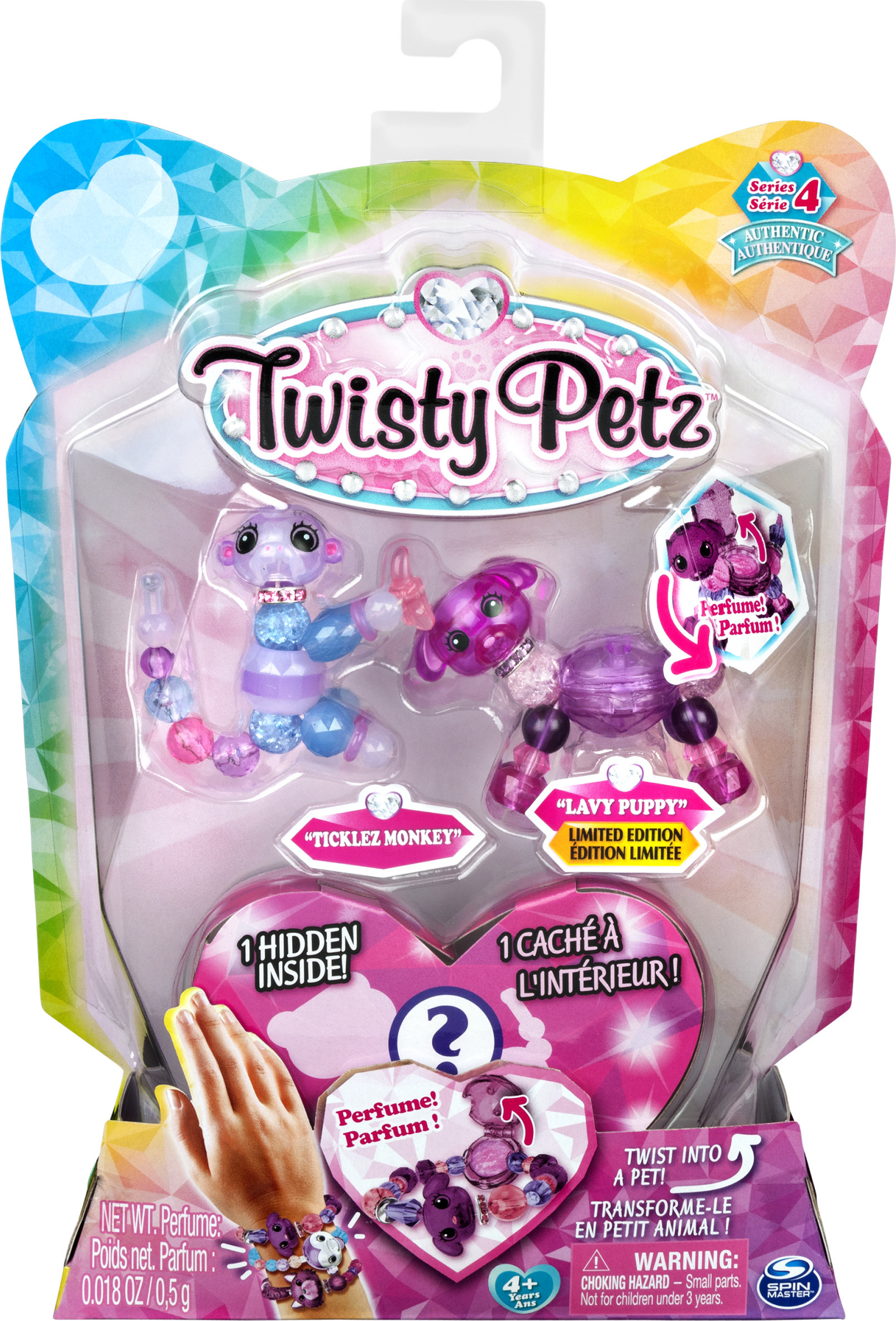 Buy Twisty Petz, Series 4 3-Pack, Ticklez Monkey, Lavy Puppy and ...