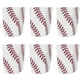 Clearance Under $1.06! 6Pcs Paper Popcorn Boxes Sports Design for ...