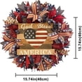 250th Anniversary Eagle Wreath, 3D Eagle Wreaths for Front Door, Brave ...