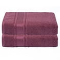 Melissa Linen 2 Piece Bath Towels, 100% Turkish Cotton, Ultra Absorbent ...