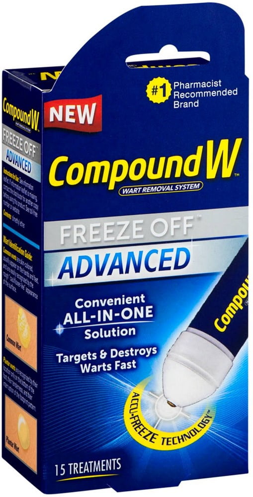 Compound W Advanced Freeze Off Wart Removal System 15 ea (Pack of 2 ...