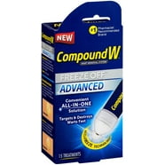 Compound W Wart Remover Medicated Maximum Strength Pads, Waterproof ...