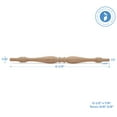 Wooden Baluster Spindles 11-1/2", Pack of 12 Oak Spindles for Crafts ...