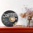 WOBOGO Coffee Time Wall Clock 10in Silent Mechanism Battery Operated ...