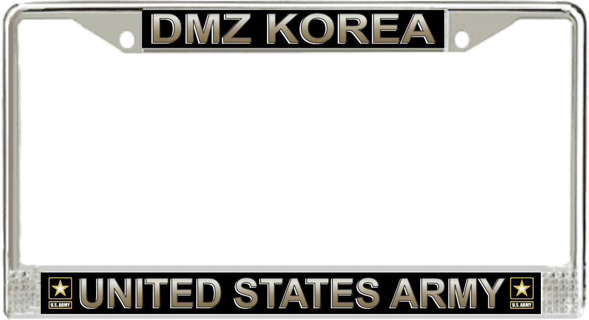 U.S. Army DMZ Korea License Plate Frame - Walmart.com