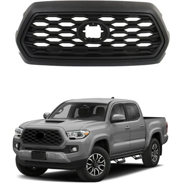 SHZAITOR Front Bumper Grille High Gloss Black Frame with Base Assembly ...