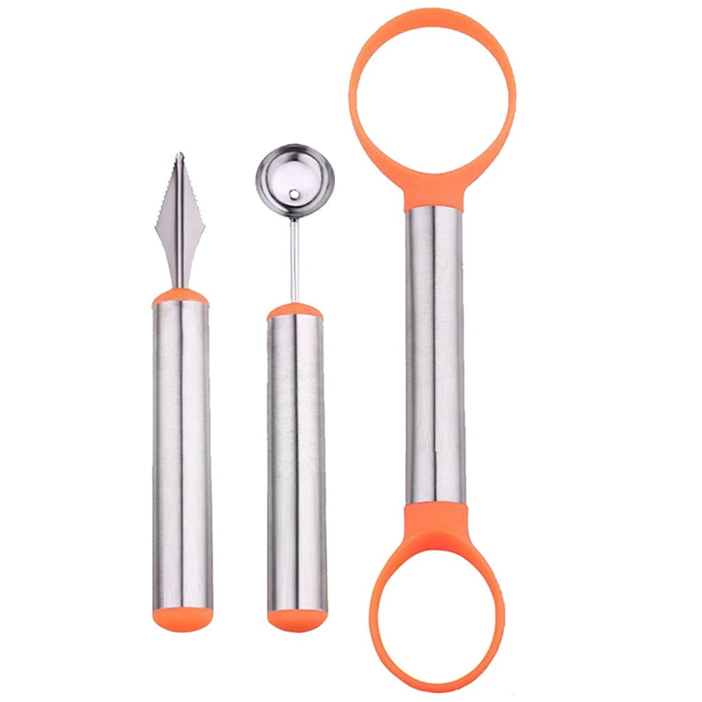 Worallymy Scoop Set Stainless Steel Seed Remover DIY Fruit Platter ...