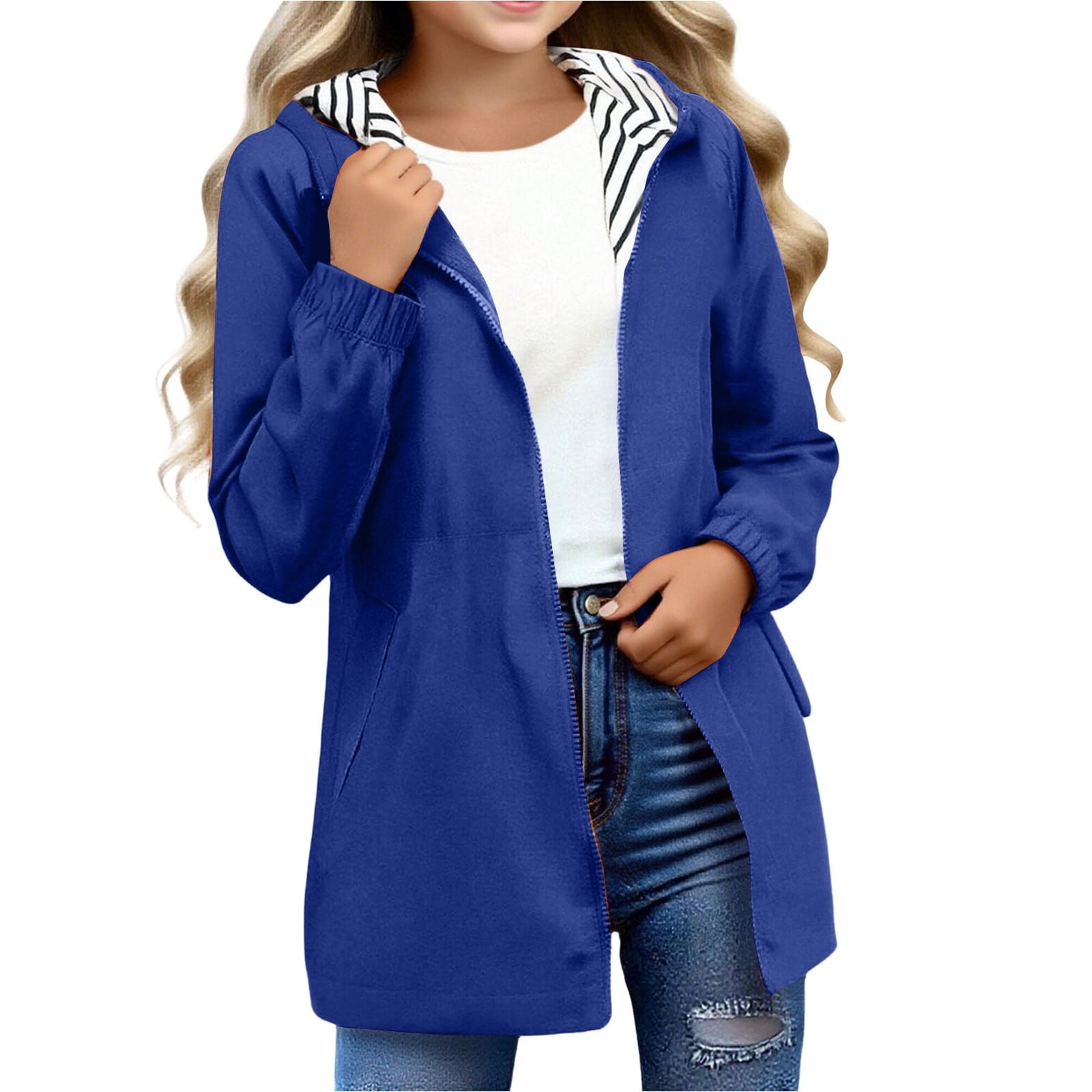 Click here for Floleo Kids Waterproof Rain Jacket Windbreaker Coa... prices