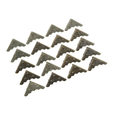 Uxcell Metal Desk Corner Protectors Table Edge Cover Guard 1.57" x 1.57 ...