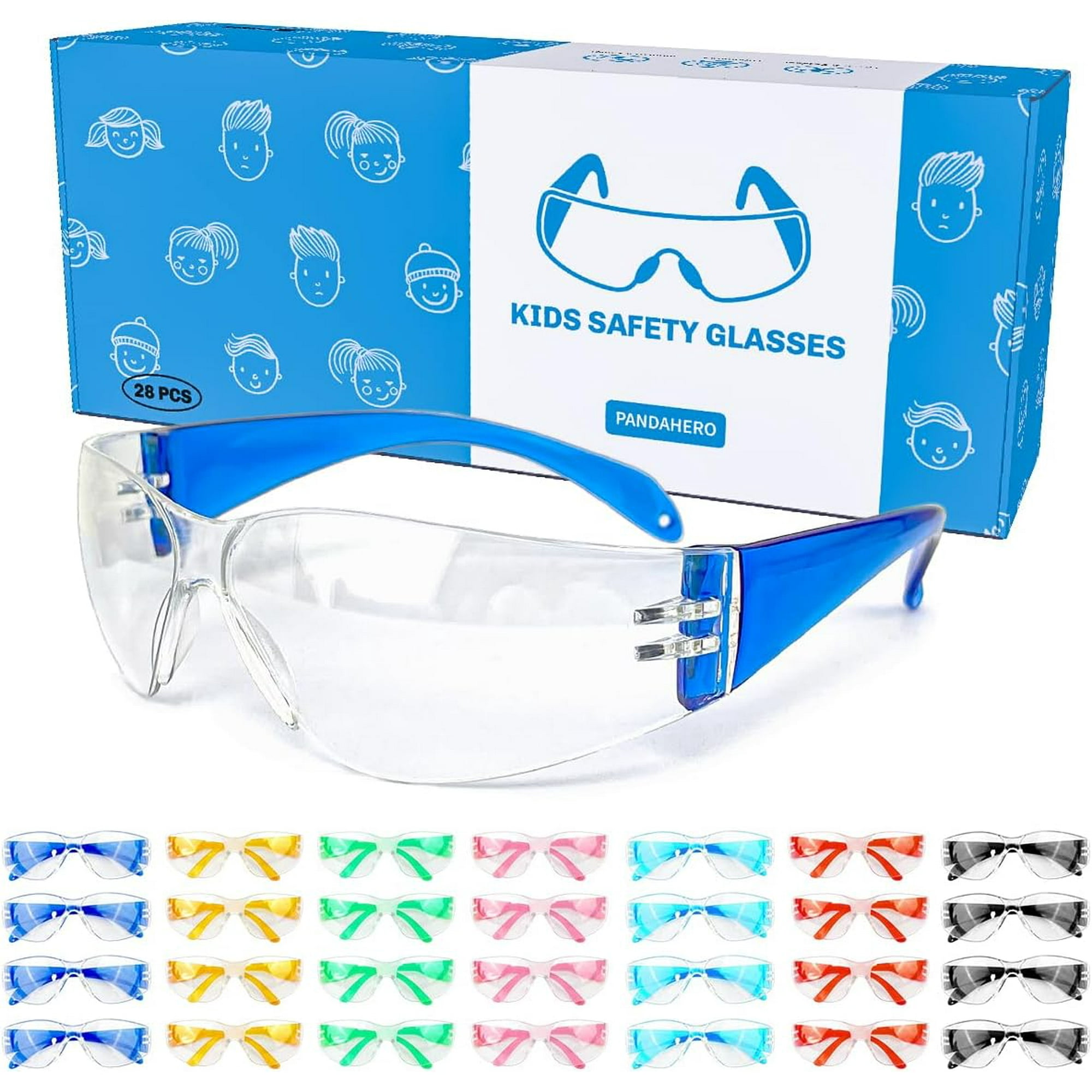 Click here for Salafire Kids Safety Glasses Bulk-28 Pack Child Si... prices
