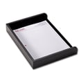 Classic Black Leather Side Load Letter Tray - Walmart.com