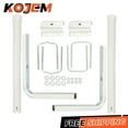 "Kojem 40"" Galvanized Boat Trailer Guide On Post Kit with PVC Poles ...