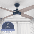 Prominence Home Atlas 44" Blue Ceiling Fan with Light, Remote Control ...