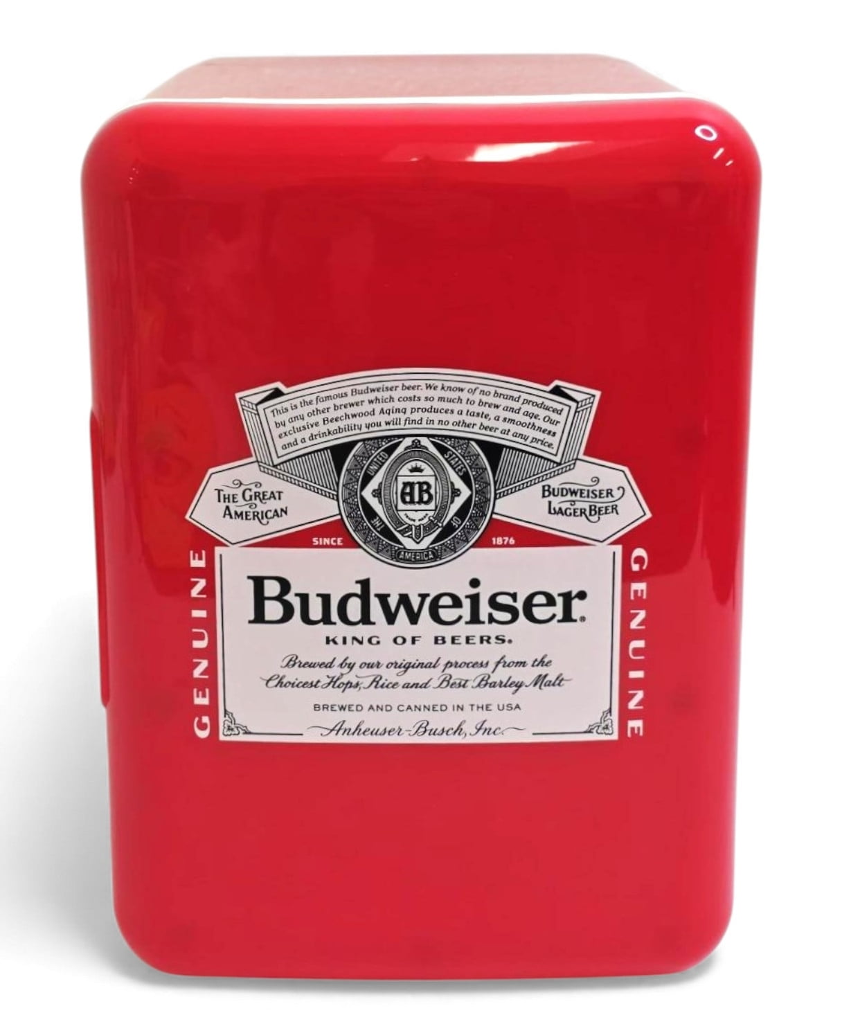 Restored Budweiser Portable 6-Can Mini Personal Fridge Cooler ...