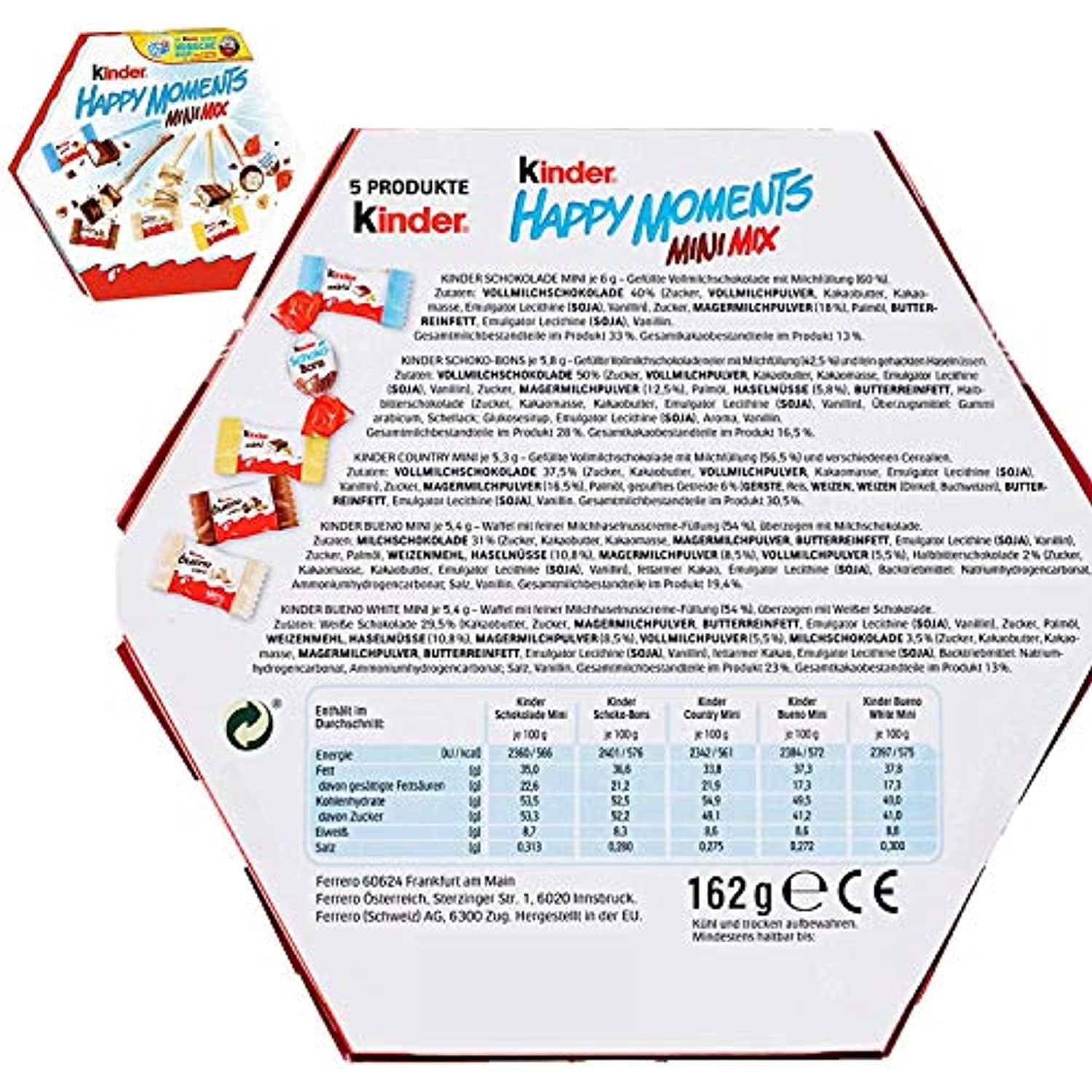 Buy Kinder Happy Moments Mini Mix 5.71 Ounce Online at Lowest Price in ...