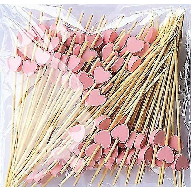 Cocktail Sticks 100 Counts Wooden Toothpicks Party Supplies Frill ...